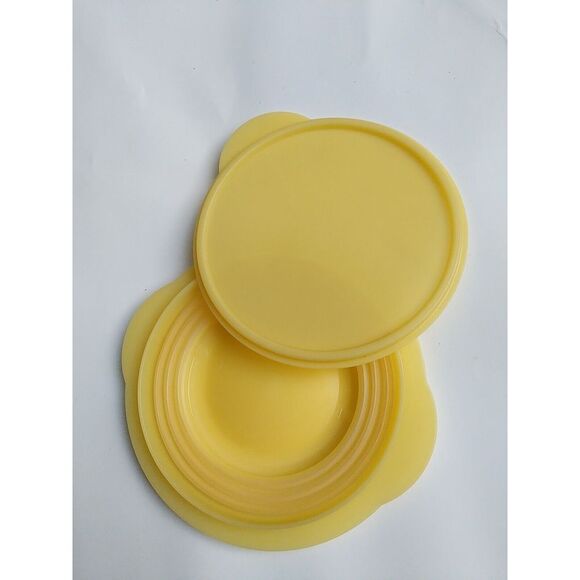 Tupperware | Dining | Tupperware Flat Out Bowl 4 Cup Yellow 5452a ...